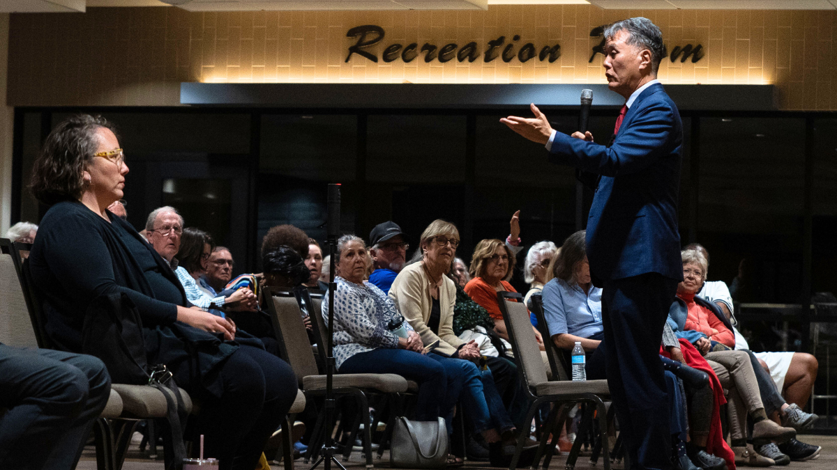 Rep. Mark Takano Says Democracy Has Cancer, Critiques Trump Policies In ...